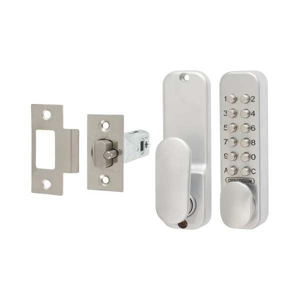 Codelocks CL160 Easy Code Push Button Code Lock and Latch - Satin ...